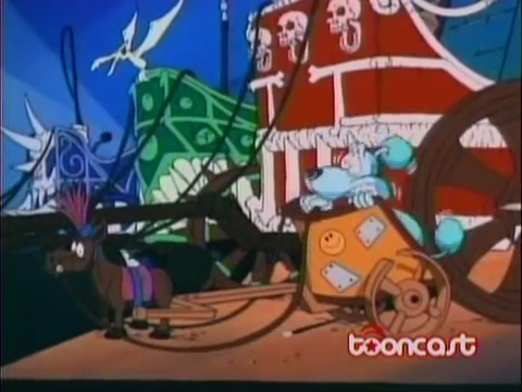 What A Cartoon Review Blog: Shake & Flick in: "Raw Deal in Rome"