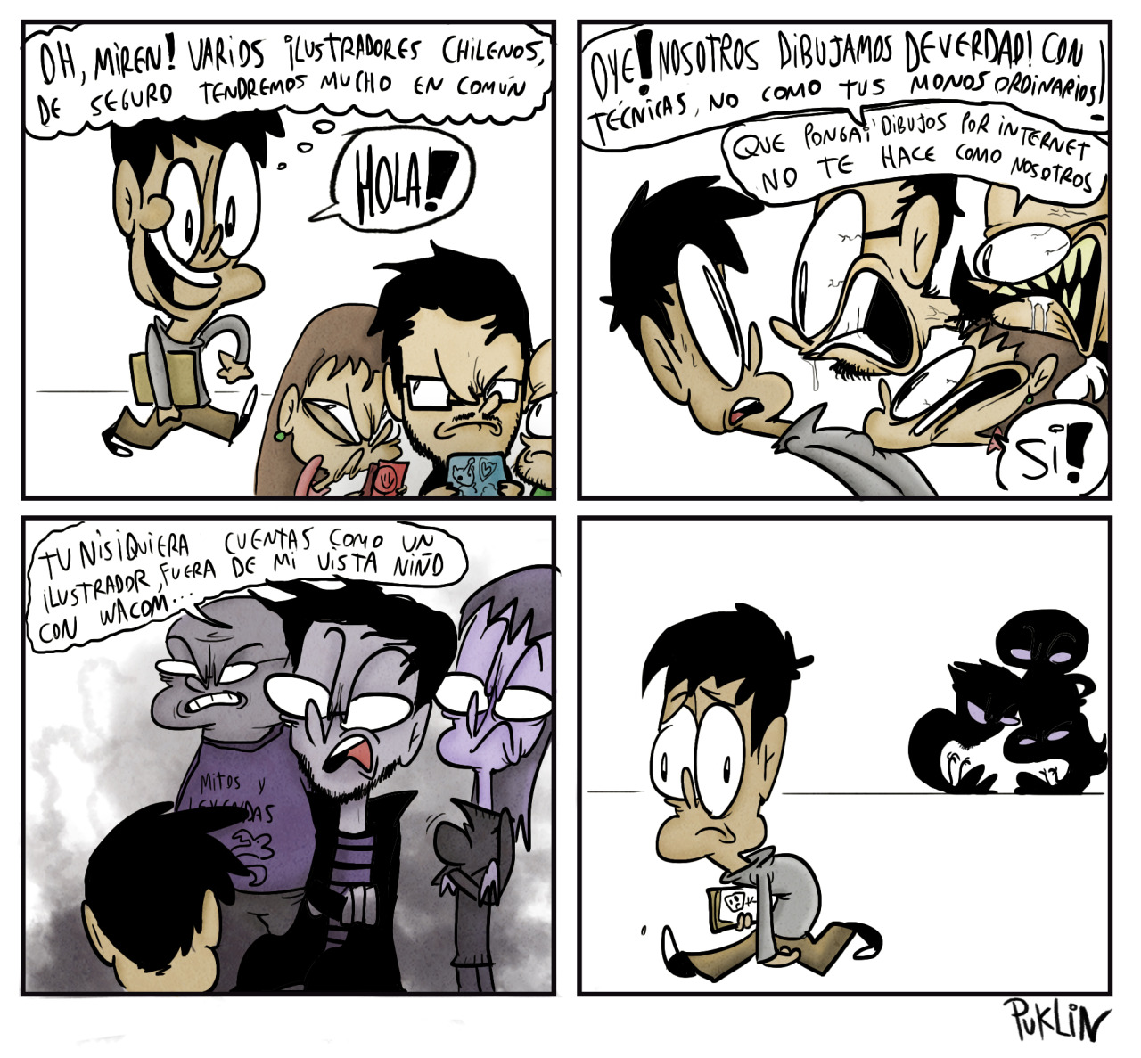 La Bitácora de Mario: ENTREVISTA A PUKLIN CREADOR DE “THE COMIC FOME”