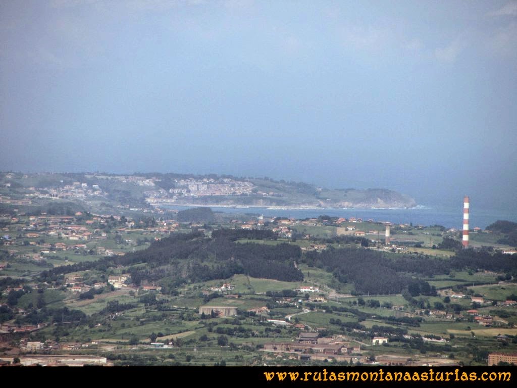 SENDA VERDE de la CAMOCHA y PICO DEL SOL desde GIJÓN | Pasu A Pasu ...