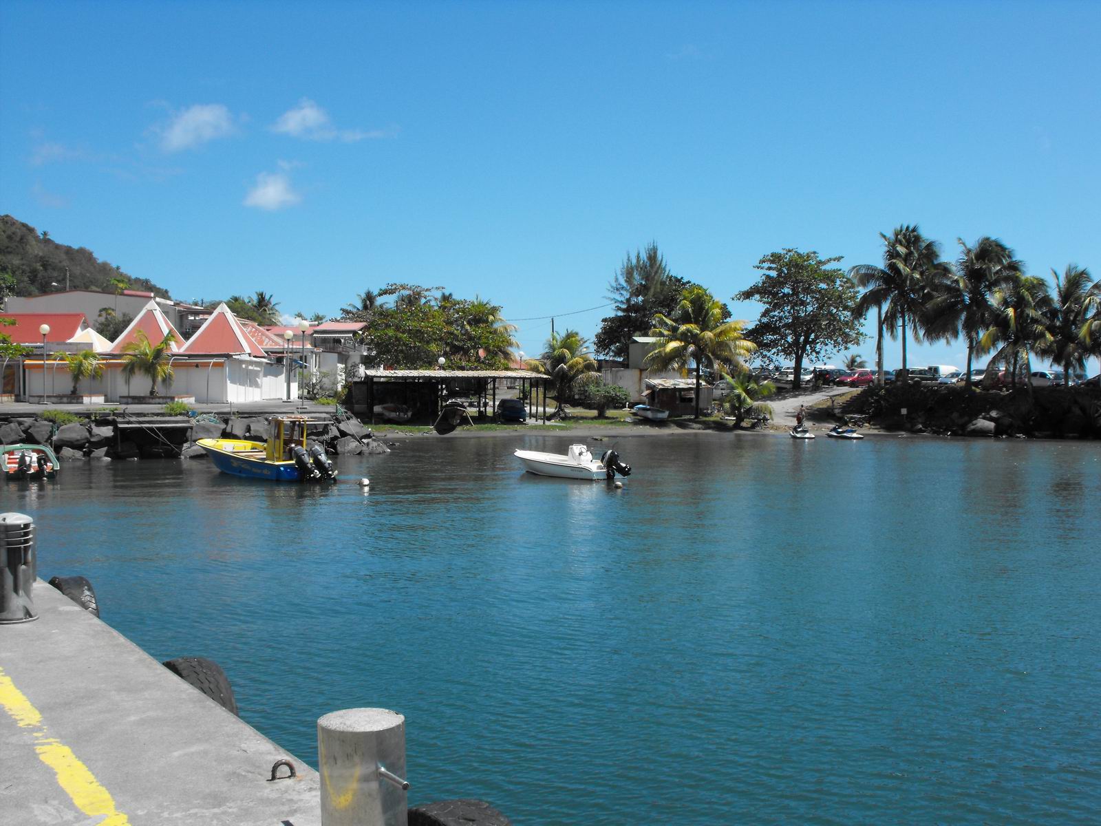 Le port de pêche Trois-Rivières (Guadeloupe)