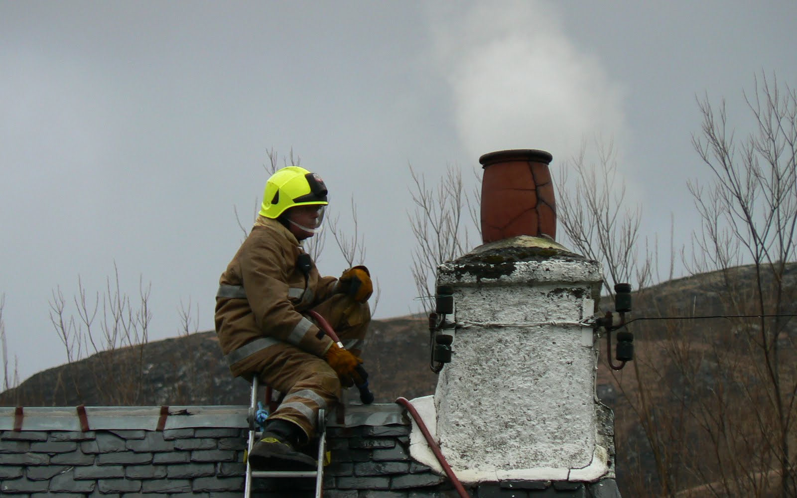 A Kilchoan Diary: Chimney Fire