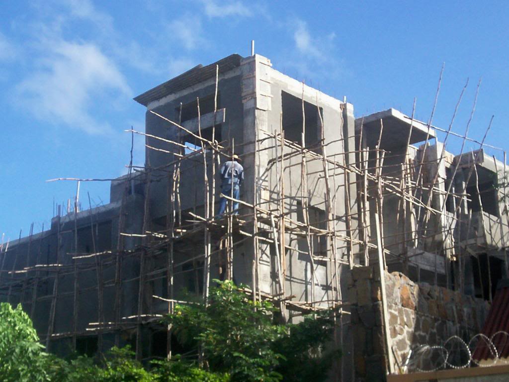 Day 15: Scary scaffolding ~ Nearly Irish?