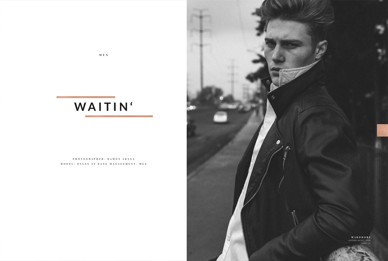 DYLAN TESSONNEAU / ELEGANT MAGAZINE, FEBRUARY 2018 - BANG! Management