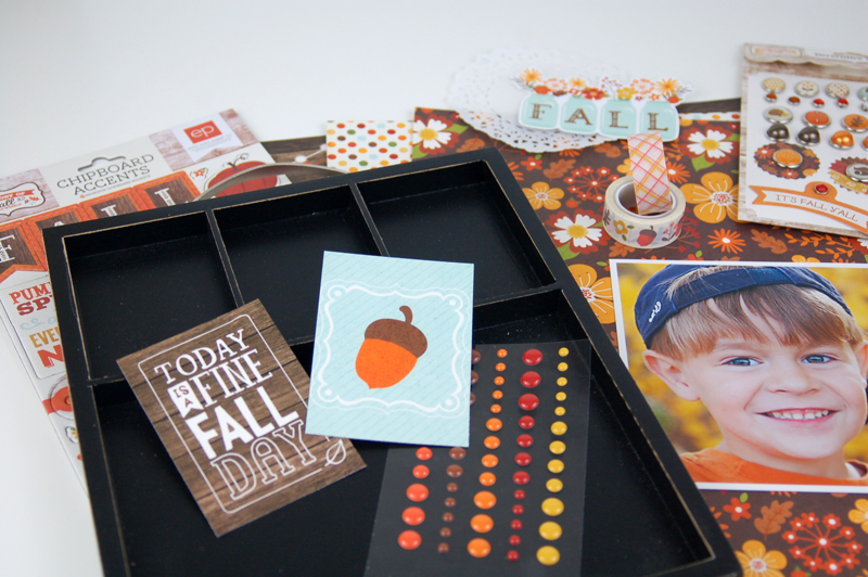 Fall Festival 2015 Day #1: Fall Shadowbox Craft | Jen Gallacher