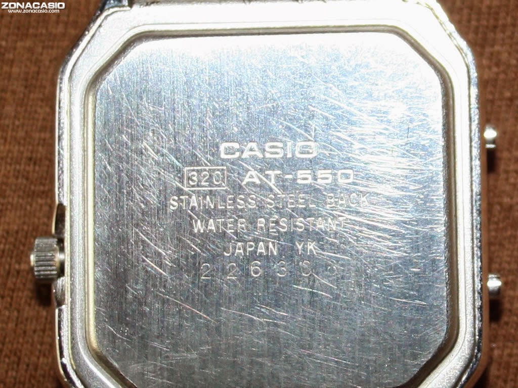 Zona Casio: Casio AT-550: el reloj táctil y ana-digi, cuando los ...
