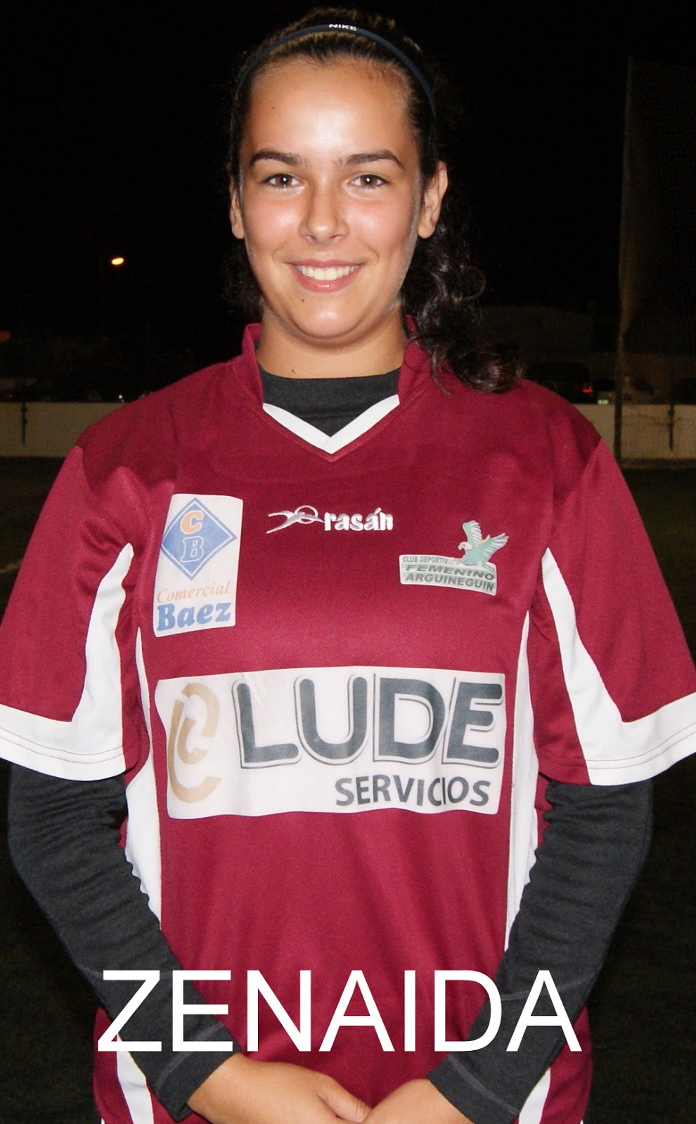 futfemeninouno: ZENAIDA ESPINO SANTANA, SEGURIDAD BAJO LOS PALOS.