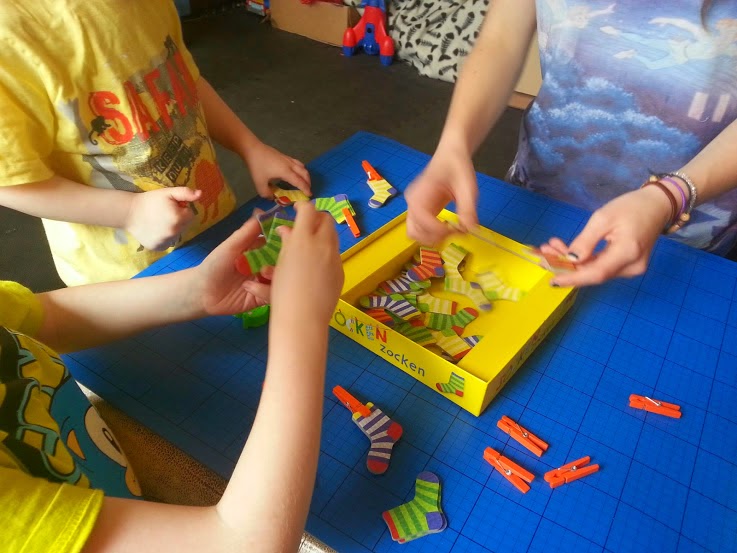 The Brick Castle: Haba Lucky Sock Dip Game Review