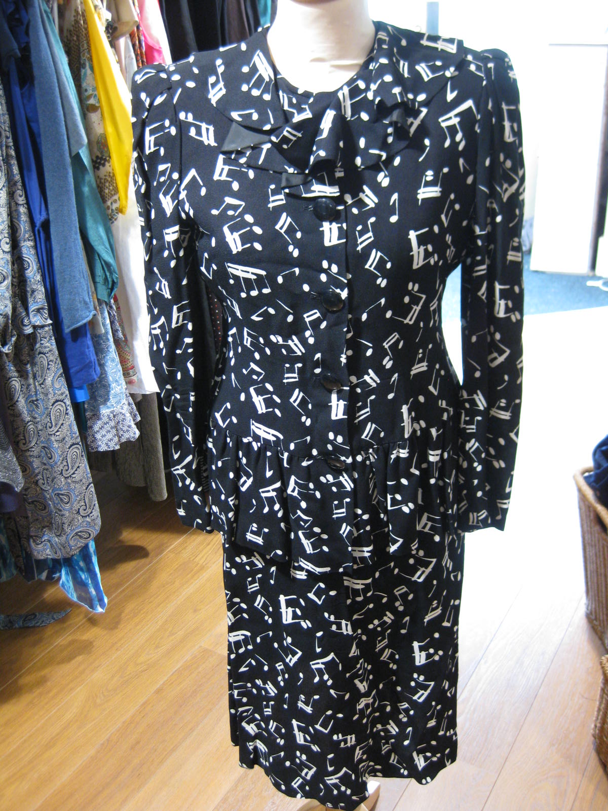 Brook Green Blog: Yves Saint Laurent Music Note Suit