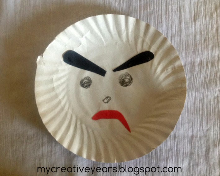 Paper Plate Angry Bird Craft
