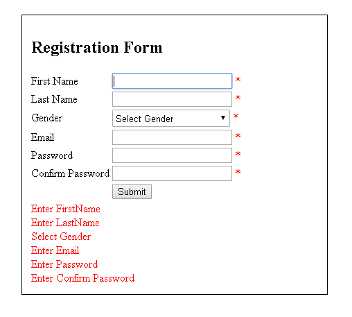 TECH-POST: ValidationSummary Control In Asp.net