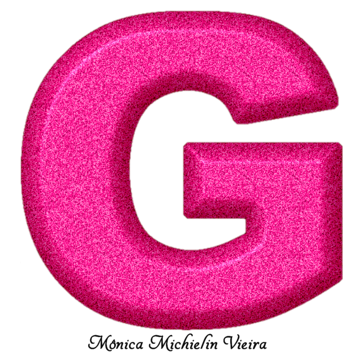 Monica Michielin Alphabets: ALFABETO GLITTER ROSA PNG #outubrorosa, # ...