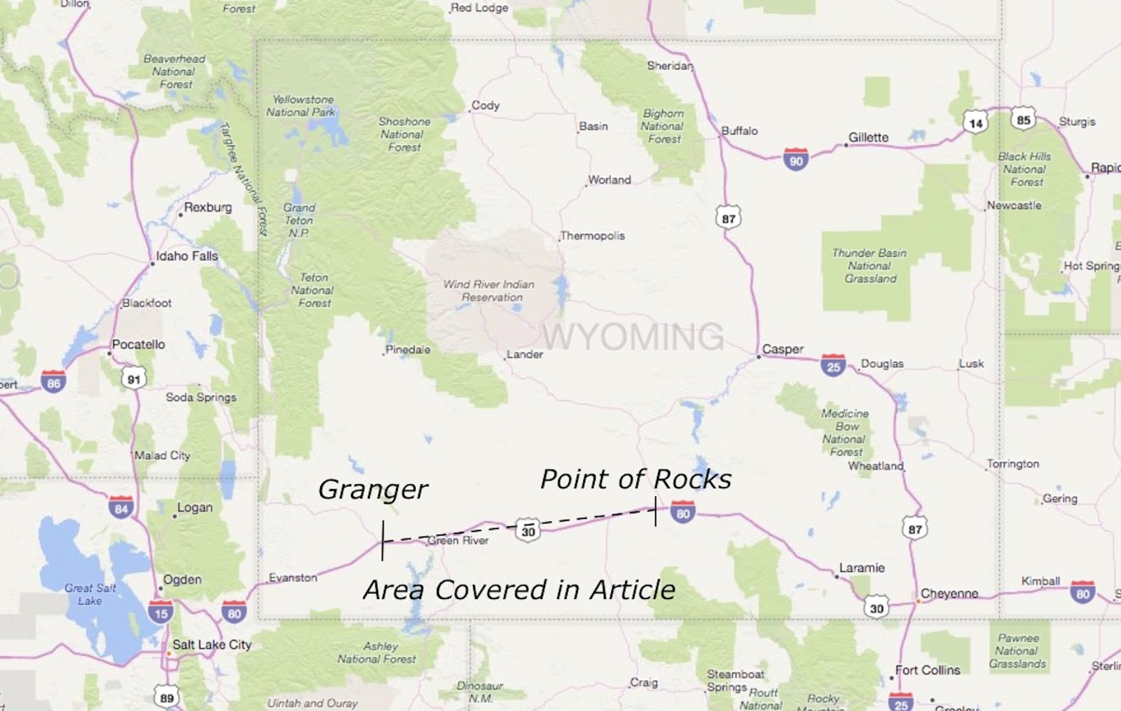 WaltersRail : Union Pacific From Point of Rocks to Granger: Wherein ...