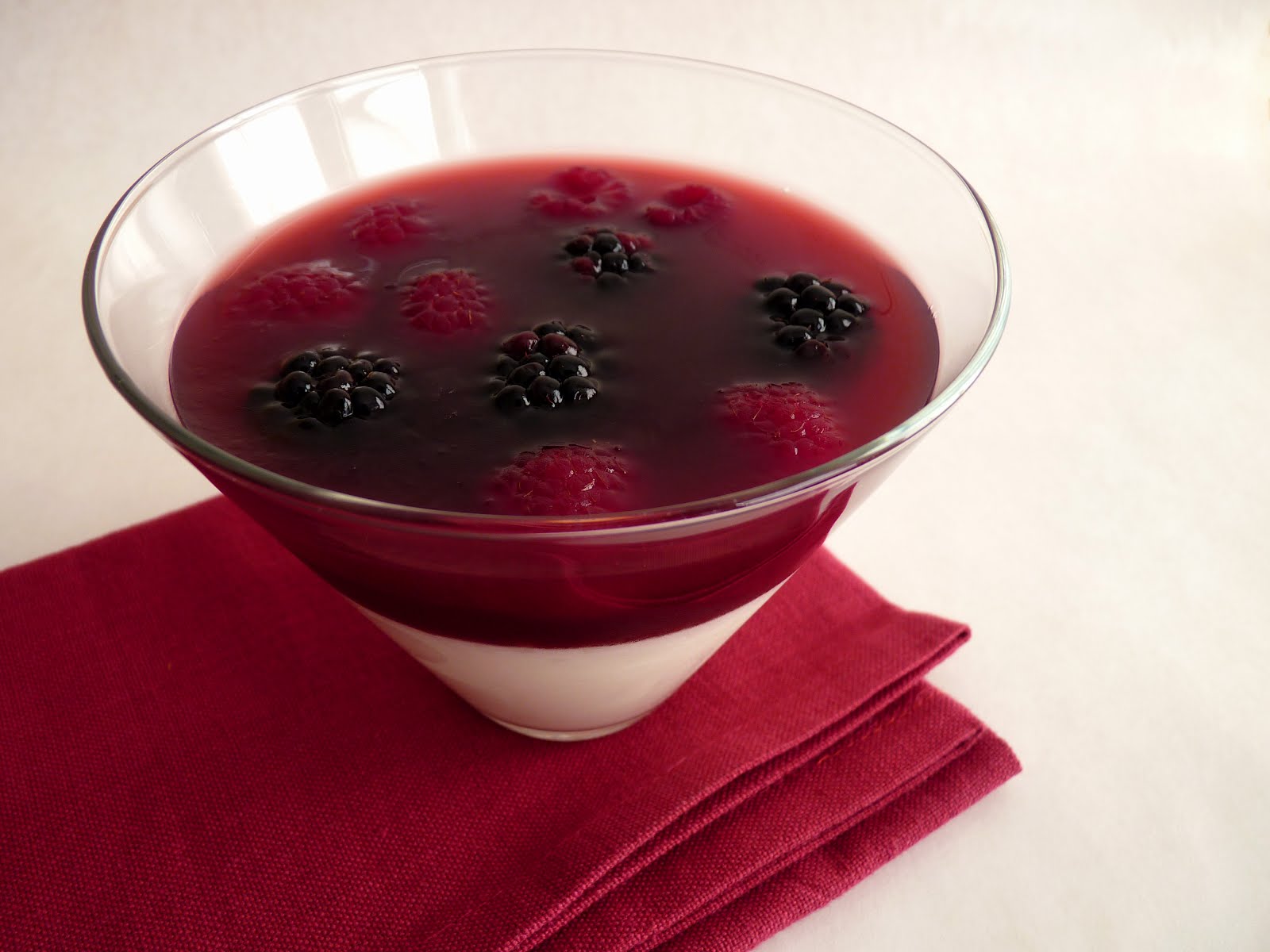 :pastry studio: Yogurt Mousse with Hibiscus Berry Gelée