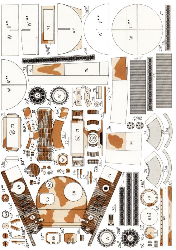 papercraft-database: [Mikro Model] - Pz.Kpfw. VI TIGER