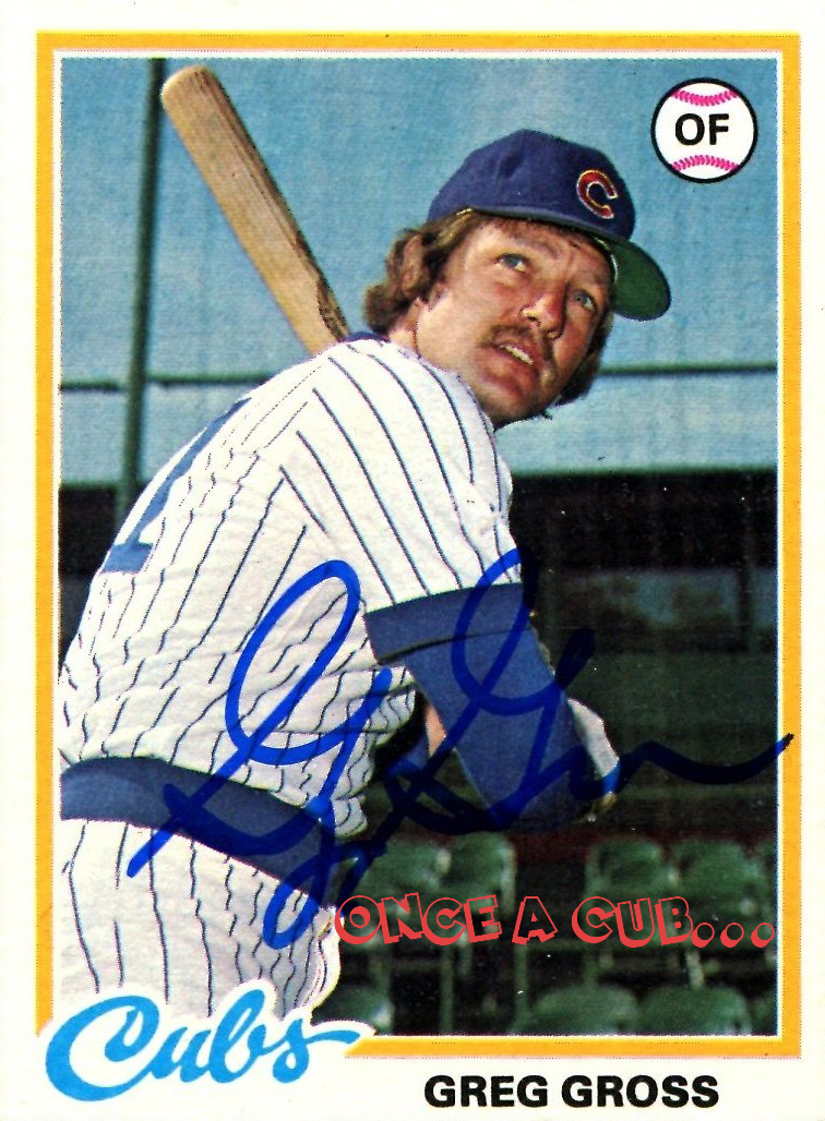 Once a Cub: Greg Gross