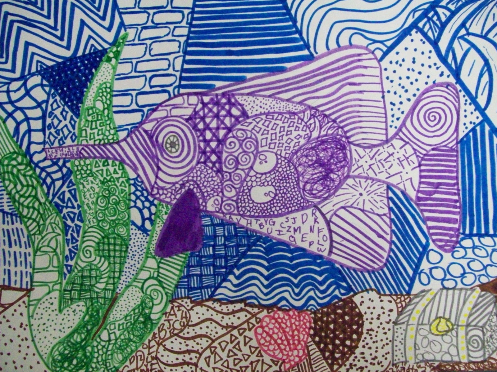 my artful nest: Texture Animals