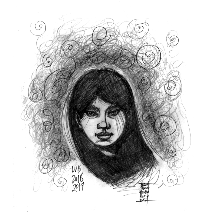 La Chamaca, La Ñora y el Señor de los tamales - Lápiz y carboncillo ...