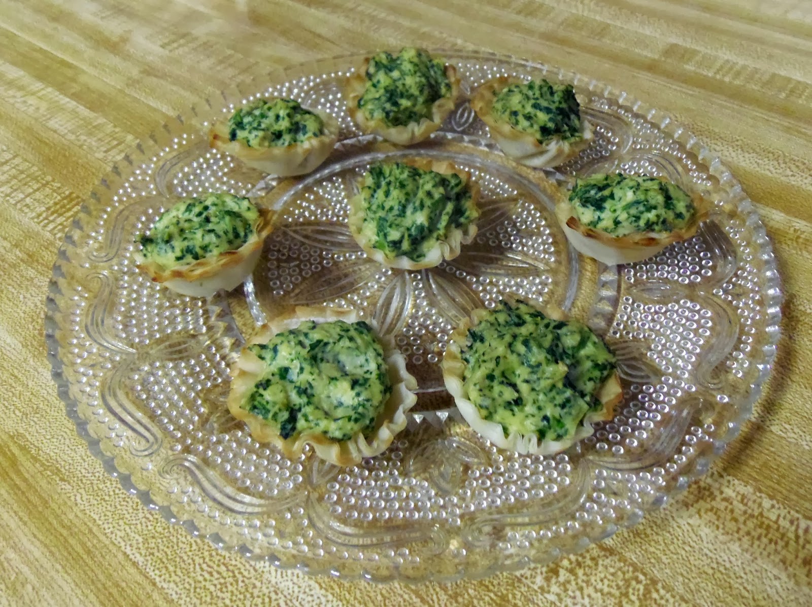 Glo's Kitchen: Artichoke Spinach Cups