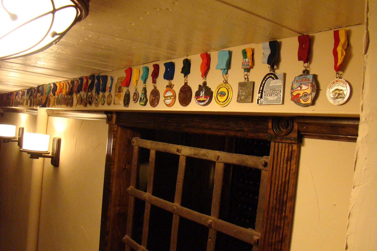 Gotta Run...: Marathon Medal Display