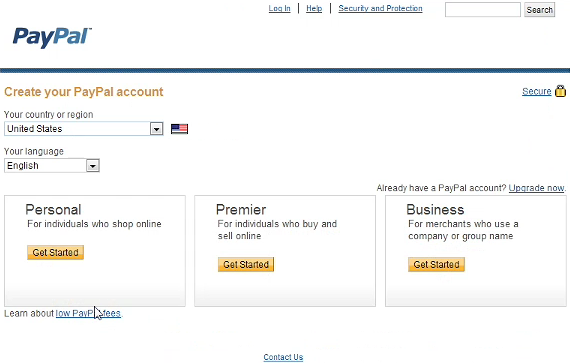 Paypal Accepting Payments