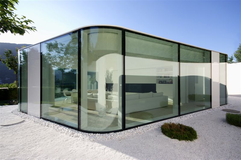 Glass pavilion house, Lake Lugano, Switzerland: Most Beautiful Houses ...
