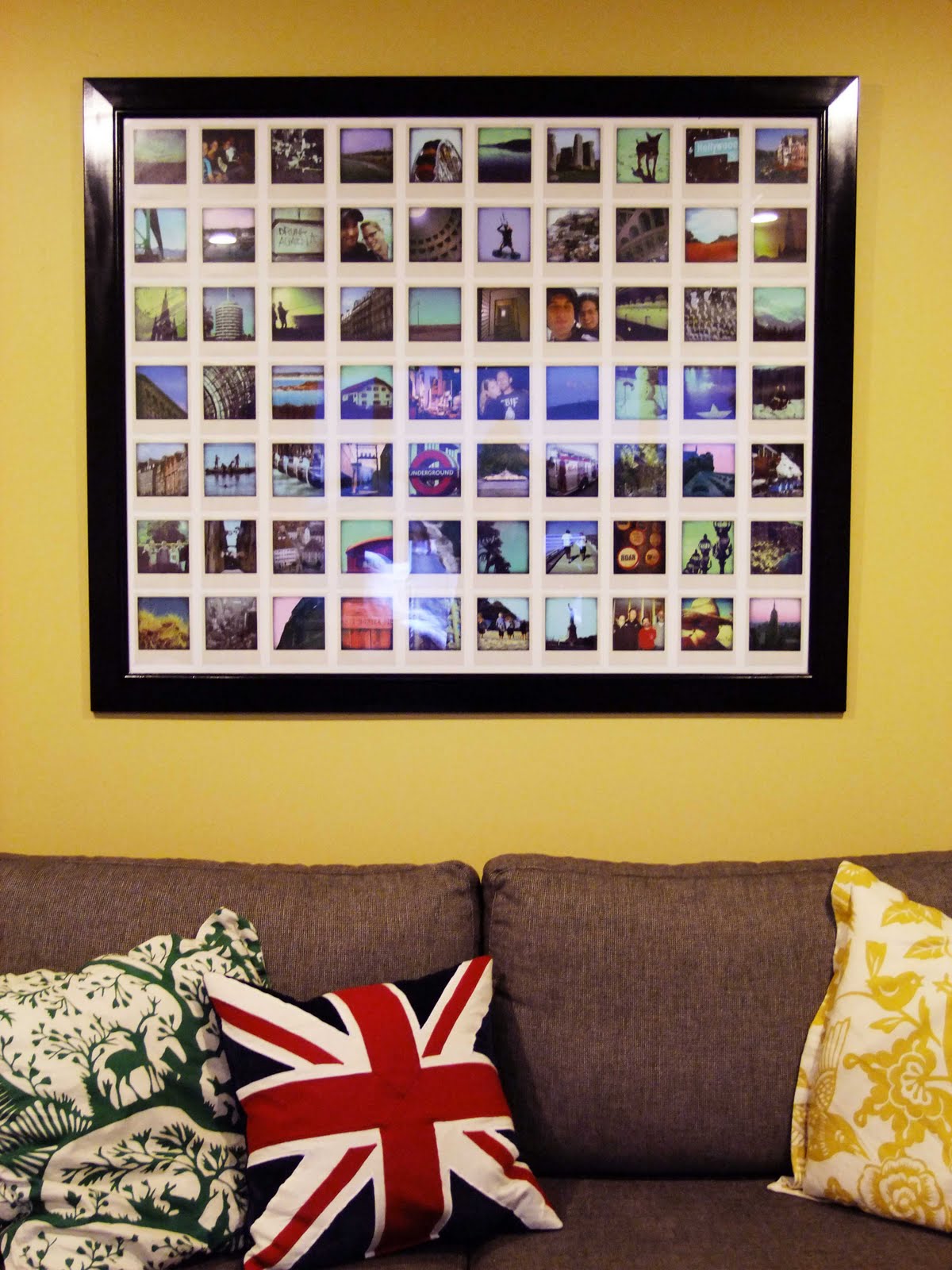 Nickel Pickel: DIY Framed Photoboard