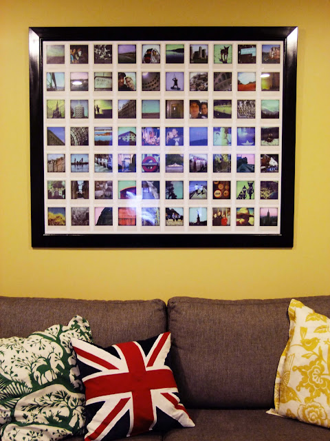 Nickel Pickel: DIY Framed Photoboard
