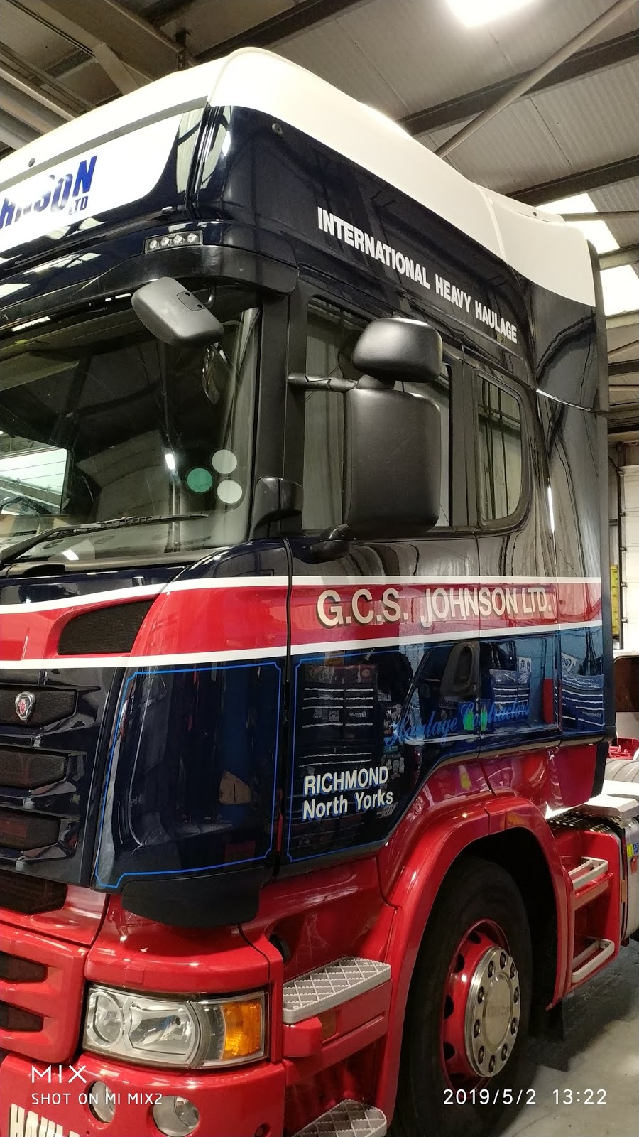 The Green I Signs Blog: Scania truck graphics for GCS Johnsons by Green ...