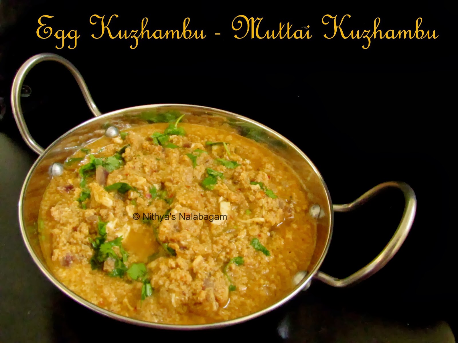 Chettinad Muttai Kuzhambu | Egg Kuzhambu |Nithya's Nalabagam