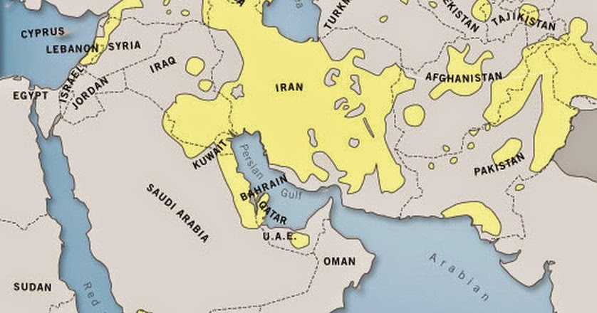 ANTHROPOLOGY OF ACCORD: Map on Monday: PERSIA AND SHIA ISLAM