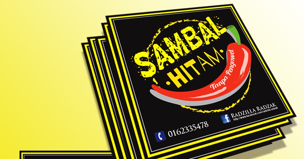 contoh stiker sambal hitam - KyantaroRoberts