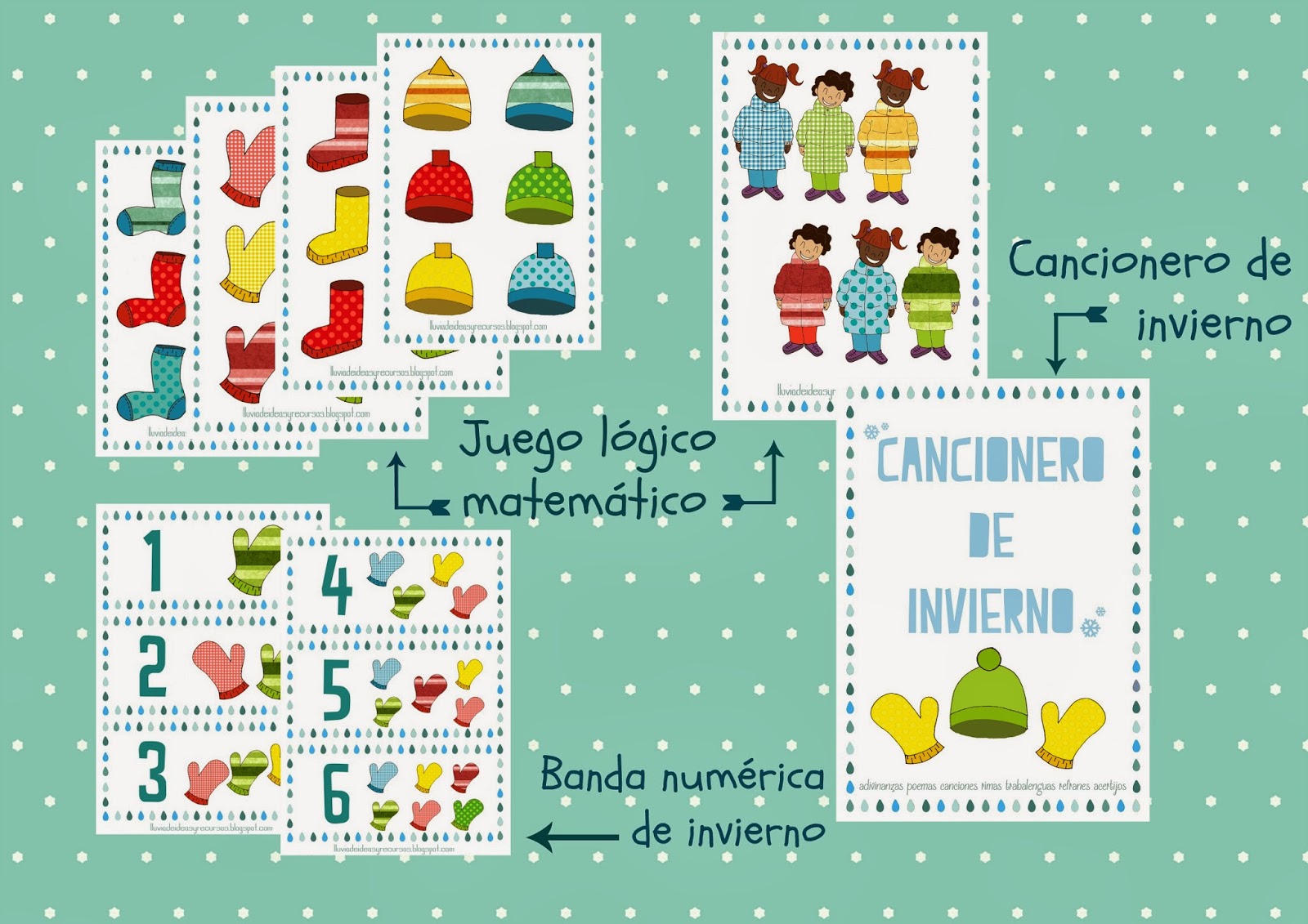 Descargables: Pack Invierno II para educación Infantil, lógica ...