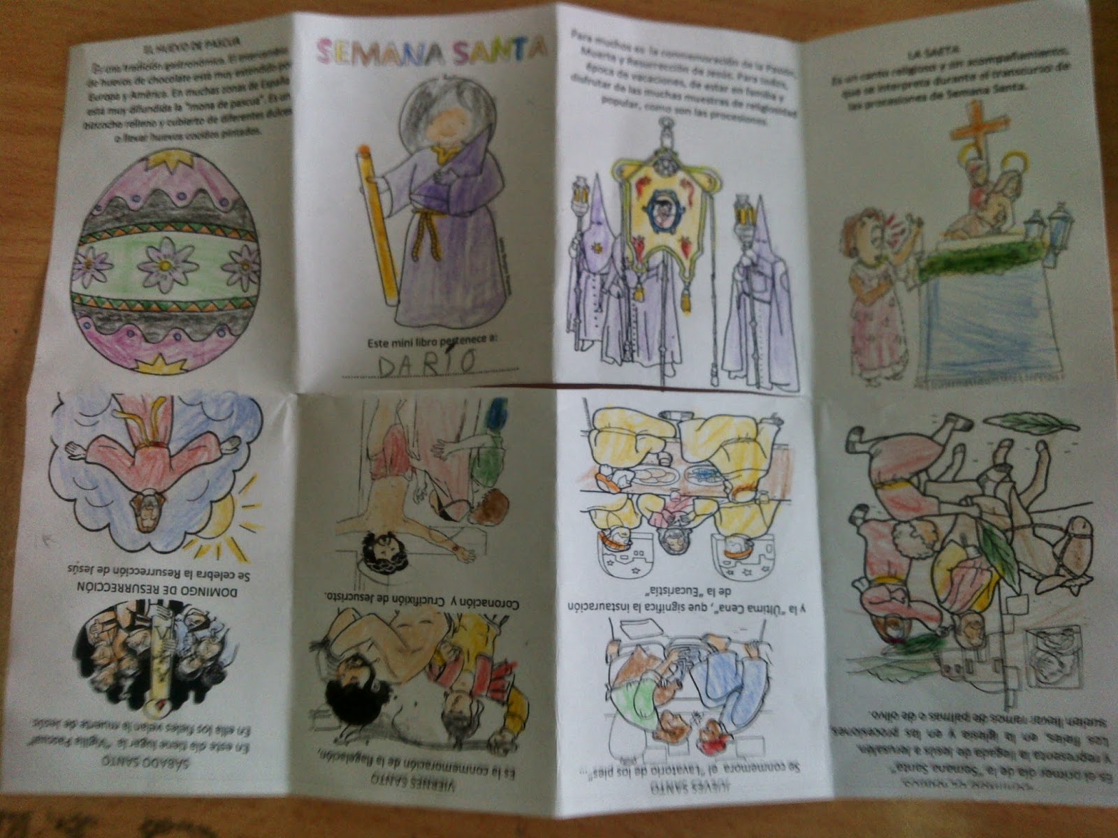 SEMANA SANTA: MINI LIBRO