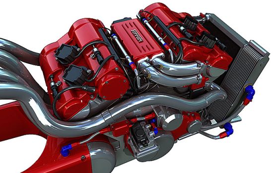 Ferrari V4 Superbike Concept | SPESIFIKASI MODIFIKASI MOTOR
