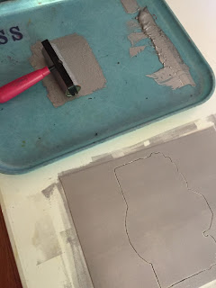 Decorella: DIY Print Making with Sketch Boards or Stryofoam and Ink