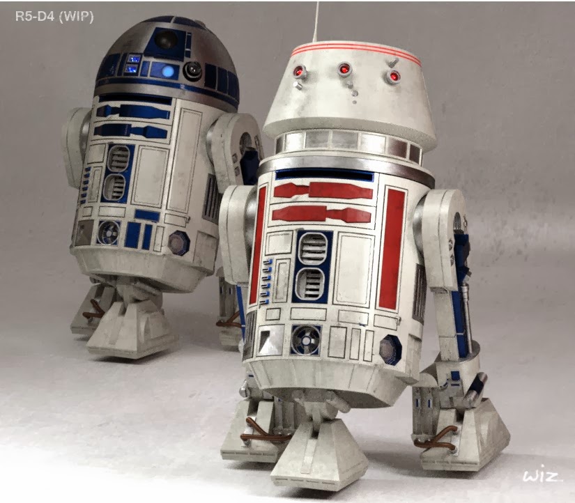 James' R5-D4: Paul Johnson - Artist designer of this R5-D4 Astromech Unit