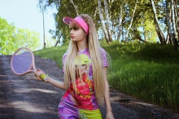 “Russian Barbie Girl” shows off her doll-like features Life Time ...