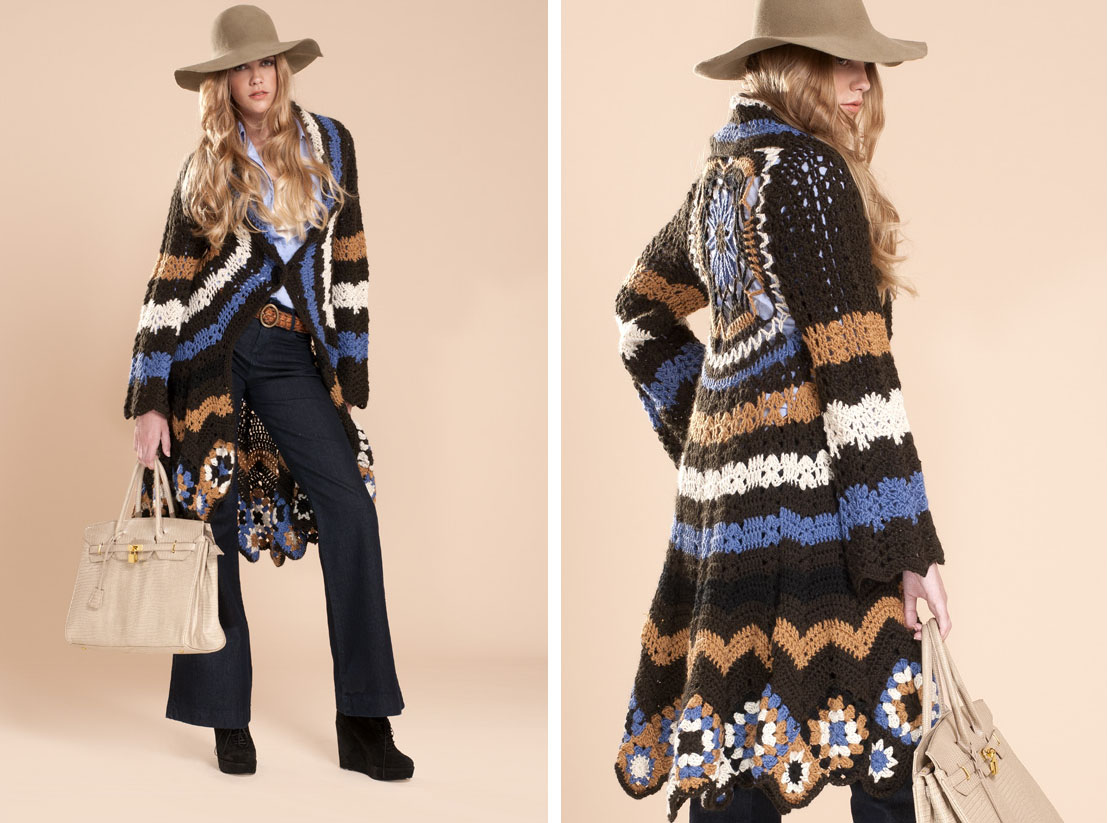 Receitas de Crochet: Casacos para inspirar