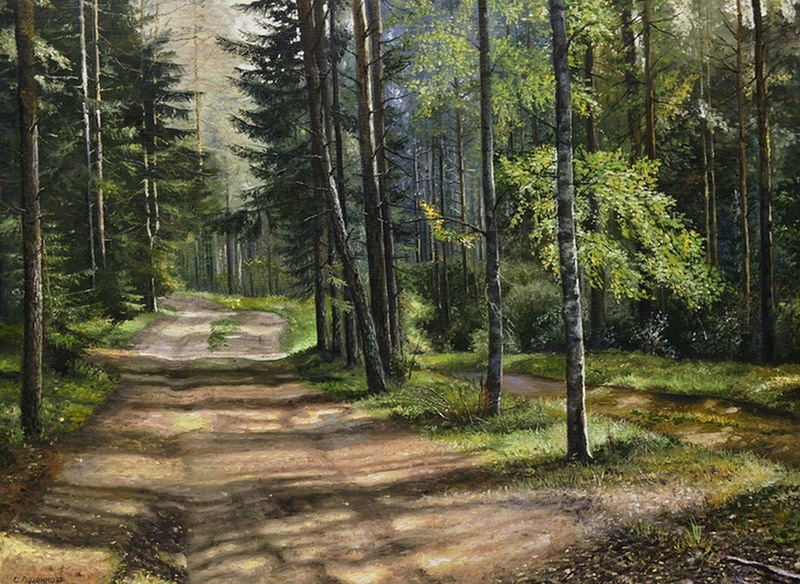 IMAGENES Y CONCEPTOS DEL ARTE MODERNO: Bosques Con Rayos Del Sol ...