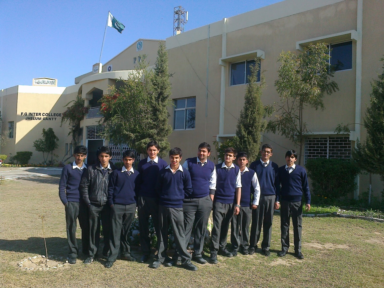 Images PK: Students of FG College Jhelum