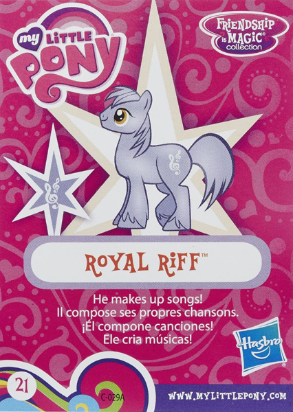 MLP Royal Riff Blind Bag Cards | MLP Merch