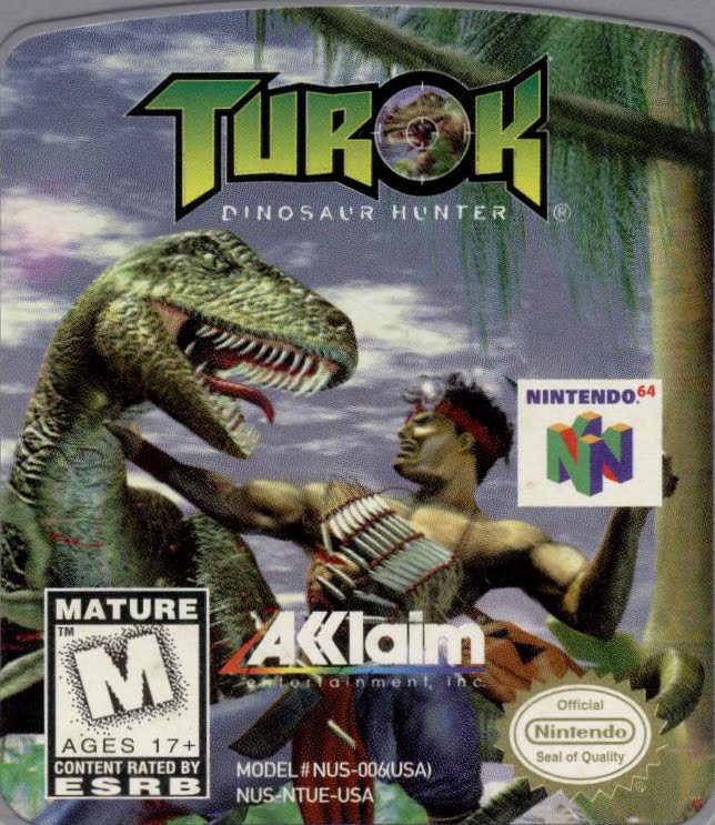 Gamer Labels: Turok Dinosaur Hunter