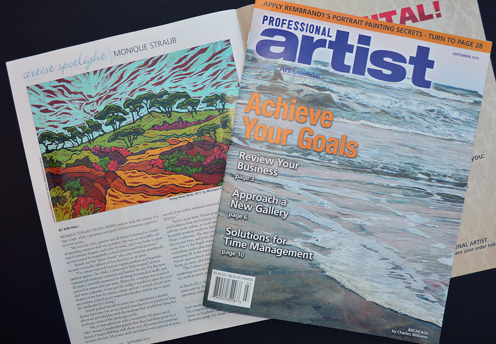 MONIQUE STRAUB STUDIO/GALLERY: Professional Artist Magazine - Artist ...