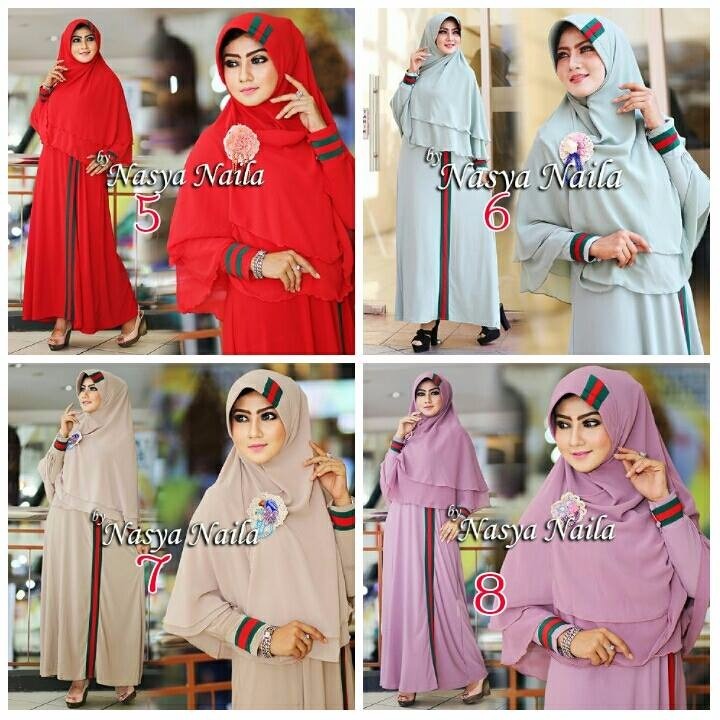 RUMAH HIJAB SAVANA: Gamis Syari Gucci by Nasya Naila