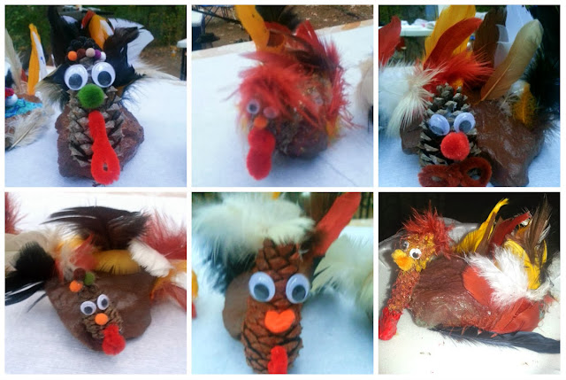 We all made very unique ones as you can see. Mine is the bottom right ...