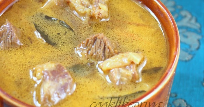 Cook like Priya: Mutton Soup | Amma's Recipe | South Indian Style ...