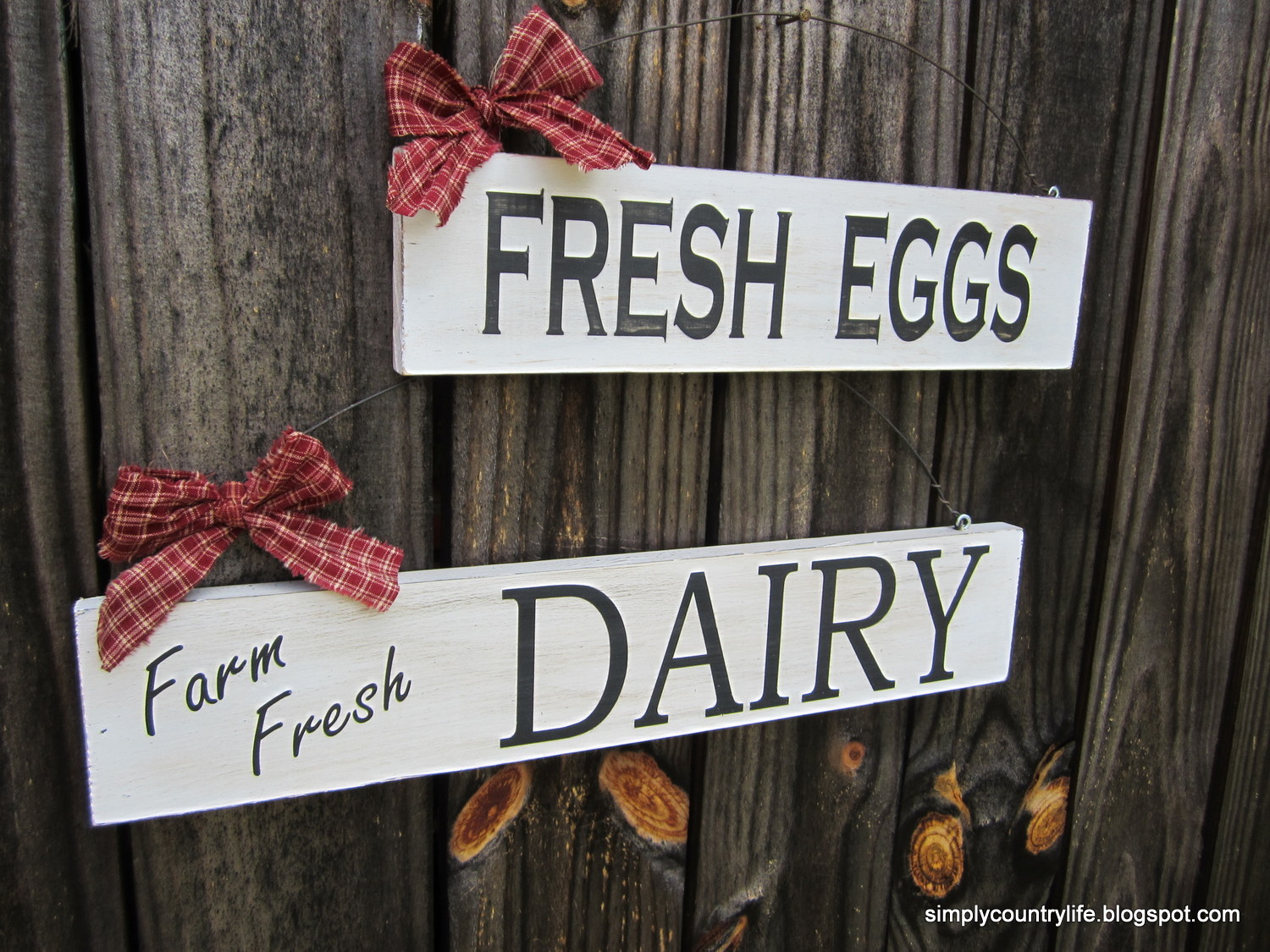 Simply Country Life: Handmade Farmhouse Signs
