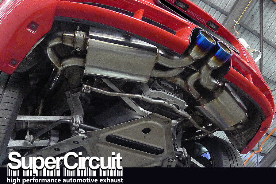 SUPERCIRCUIT Exhaust Pro Shop: Porsche Cayman S (987) Exhaust Customization