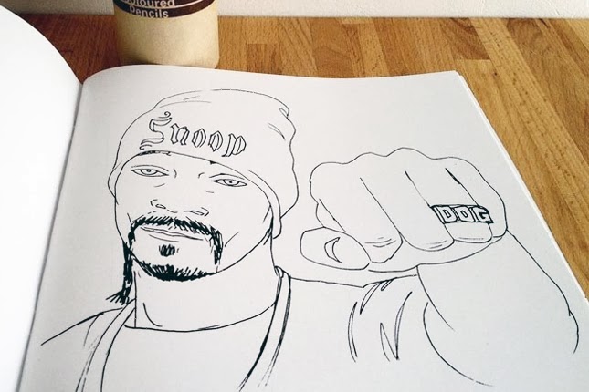 Gangsta Rap Coloring Book Pages