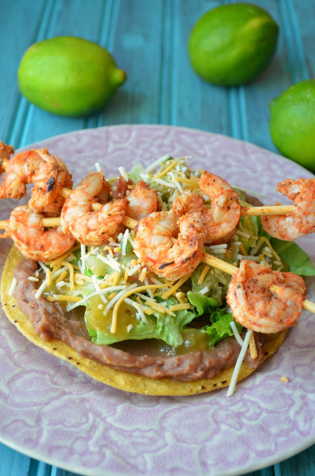 The Savvy Kitchen: Spicy Grilled Shrimp Tostadas